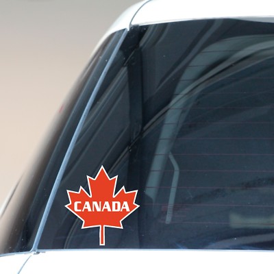 Canada Decal Vinyl Cut Sticker Maple Logo Window Car Flag Toronto ...