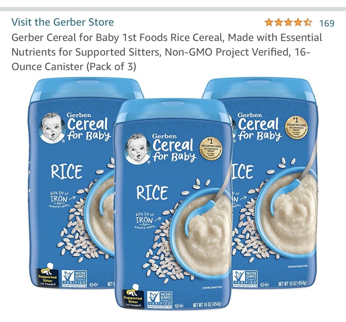 Gerber Rice Cereal Variety Pack Amazon.com: Gerber Rice And Banana