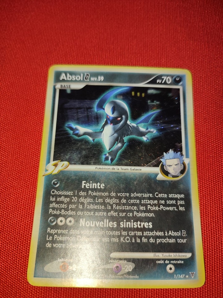 Absol G 1/147 PV70 Holo SP Platinum Pokemon Card Rare FR | eBay