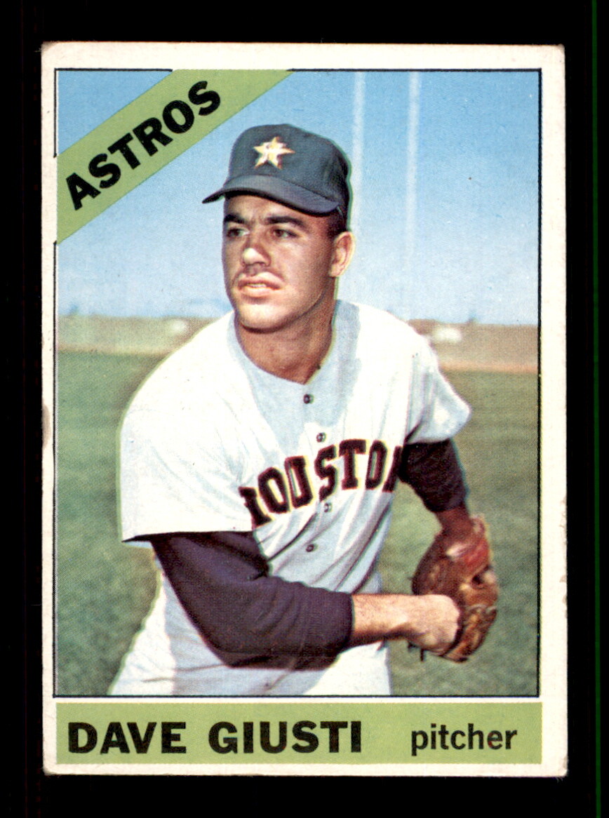 1966 Topps #258 Dave Giusti - Crease Free | eBay