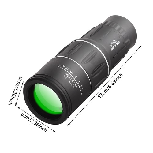 16x52 High Magnification Camera Bird Watching Monocular Telescope Non ...
