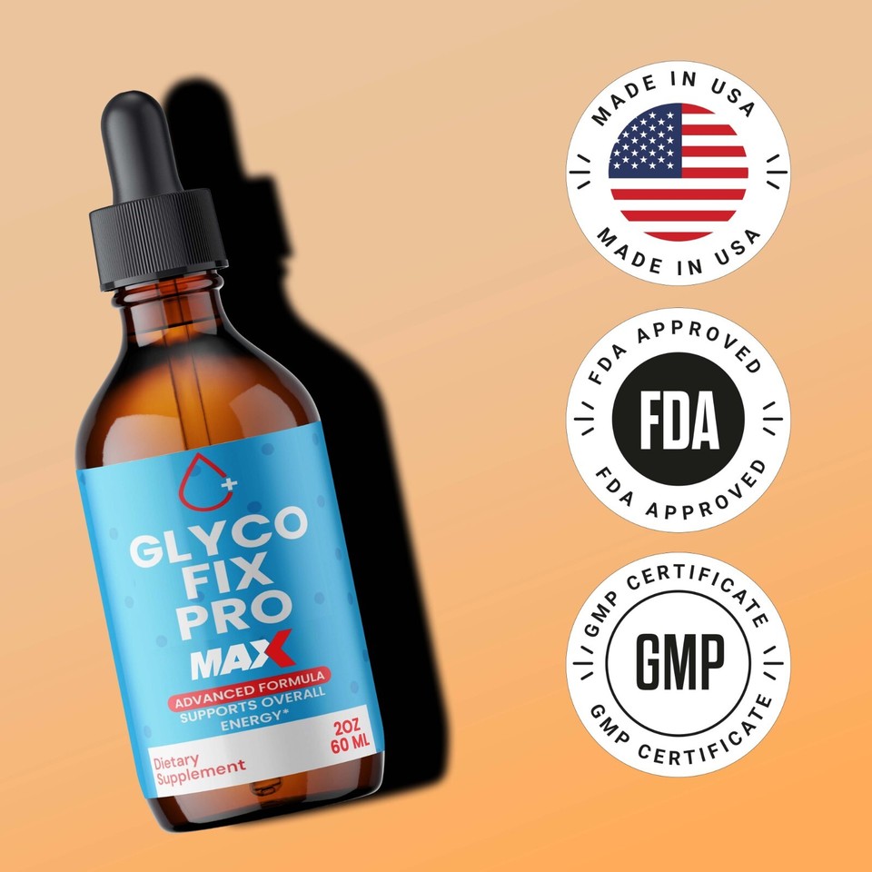 (3 Pack)Glyco Fix Pro MAX Blood Support Drops to Maintain Blood Levels ...