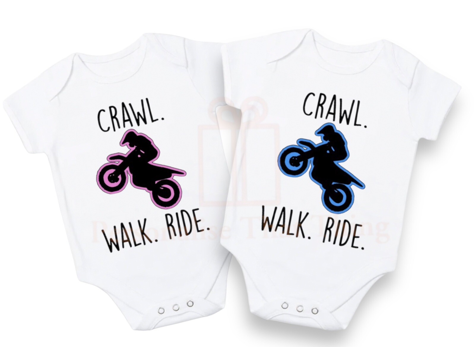 Crawl walk ride dirt bike biker baby bodysuit / tshirt outfit | eBay