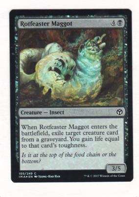 Magic: MTG: Iconic Masters: Foil: Rotfeaster Maggot | eBay