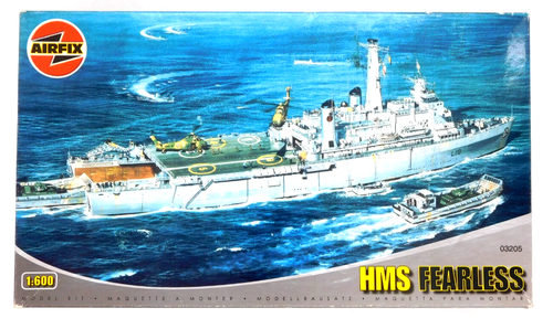 Airfix HMS Fearless 1:600 03205 British Ship Model Kit Assualt Royal ...