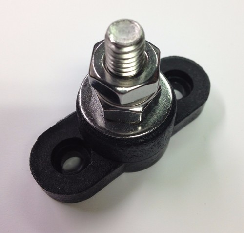 Black Junction Block Power Post Insulated Terminal Stud 5/16" Ring ...