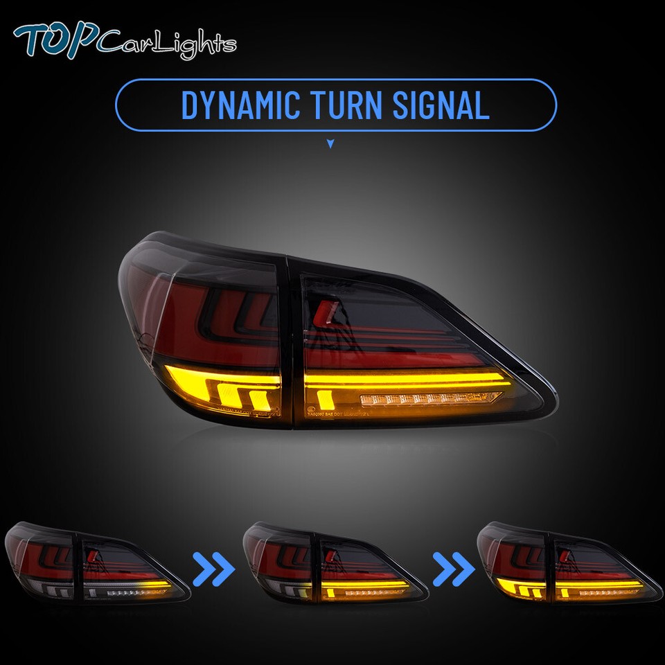 VLAND Full LED Headlights+Tail Lights For 2013-15 Lexus RX 350 450H w ...