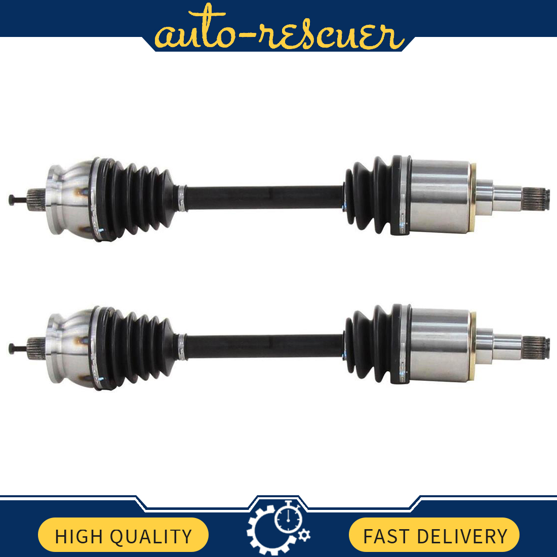 For Mercedes 220 230 240D 280 280E Pair of Rear CV Axle Shafts SurTrack ...