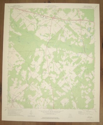 Rentz, Georgia 1974 Original Vintage USGS Topo Map | eBay