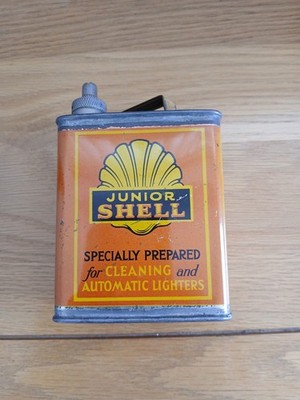 SHELL JUNIOR CLAM LIGHTER FUEL PETROL GARAGE VINTAGE ADVERTISING ...
