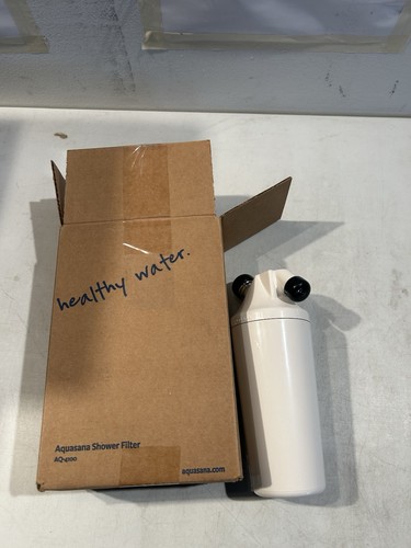 Aquasana AQ-4100 White Deluxe Shower Water Filter System With out Head ...
