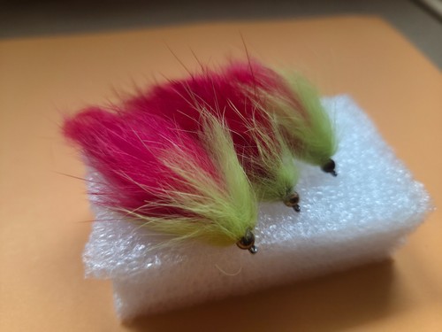 3 Fluff Cat Fishing Wet Trout Flies Size 10 | eBay UK