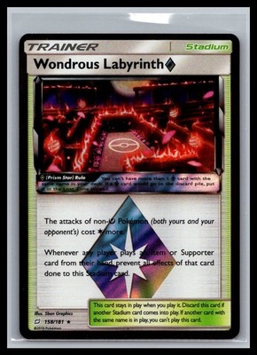 Wondrous Labyrinth Prism Star Prism Rare SM - Team Up 158/181 NM ...