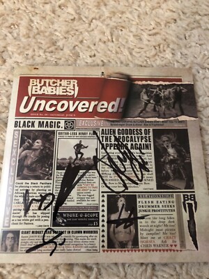 SIGNED! Uncovered By Butcher Babies CD EP Metal In This Moment OTEP ...