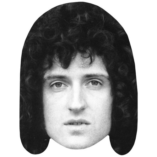 Brian May (BW) Big Head. Larger than life mask. | eBay