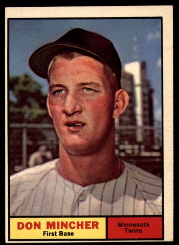 1961 Topps #336 Don Mincher Excellent+ Twins ID:155168 | eBay