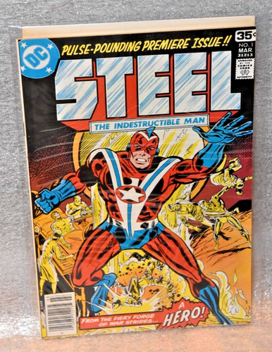 DC Steel #1 (1978) Comic Book The Indestructible Man Pulse-Pounding ...