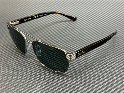 RAY BAN RB3751CH 004 3R Gunmetal Blue Polarized Unisex 61 mm Sunglasses ...