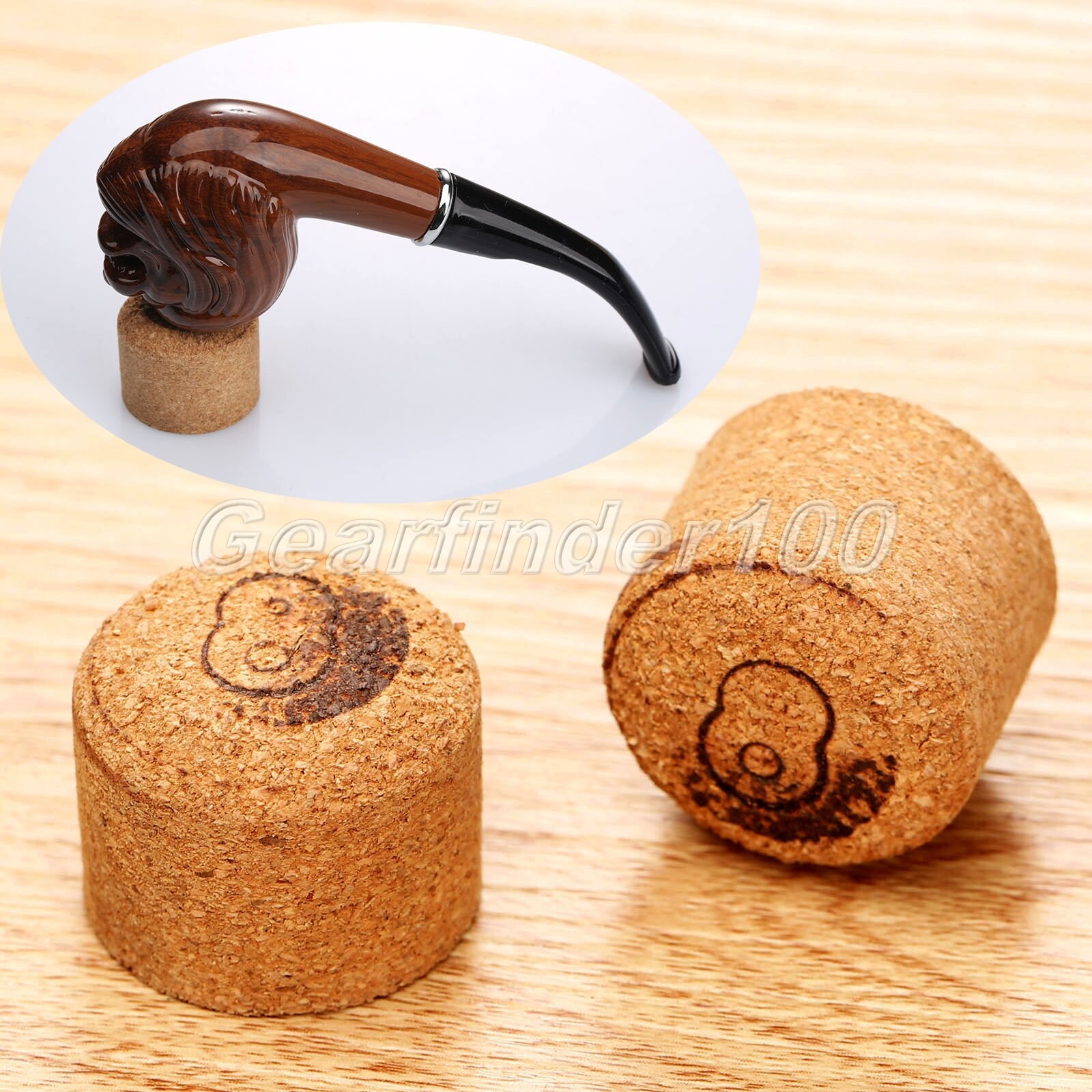 High Grade 2 Cork Pipe Knocker with Adhesive Strip Ashtray Smoking Pipe ...