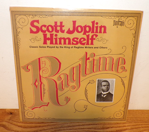(Sealed) SCOTT JOPLIN HIMSELF RAGTIME LP Classic Solos, Biograph, Mint ...