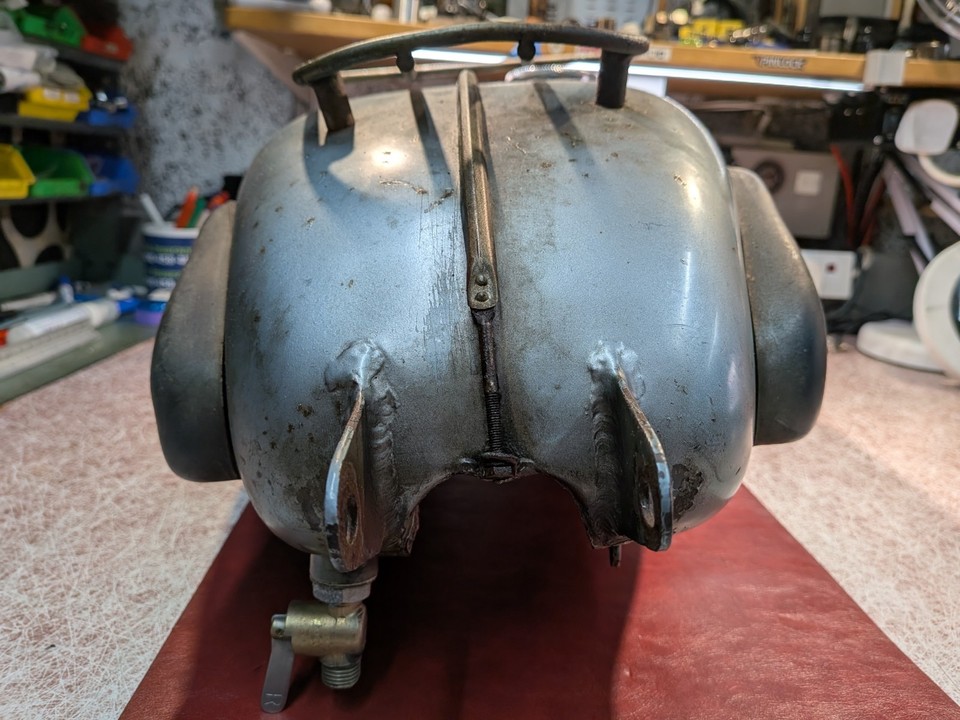 Triumph 3TA 5TA Petrol Gas Tank Original Unrestored Used Condition ...