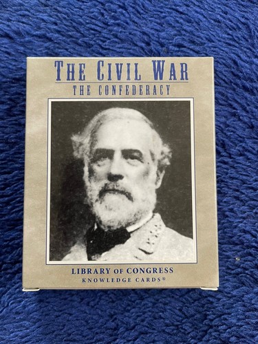 Civil War The Confederacy Knowledge Cards, Library of Congress | eBay
