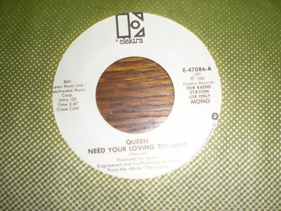 Queen 45 Need Your Loving Tonight PROMO ELEKTRA | eBay