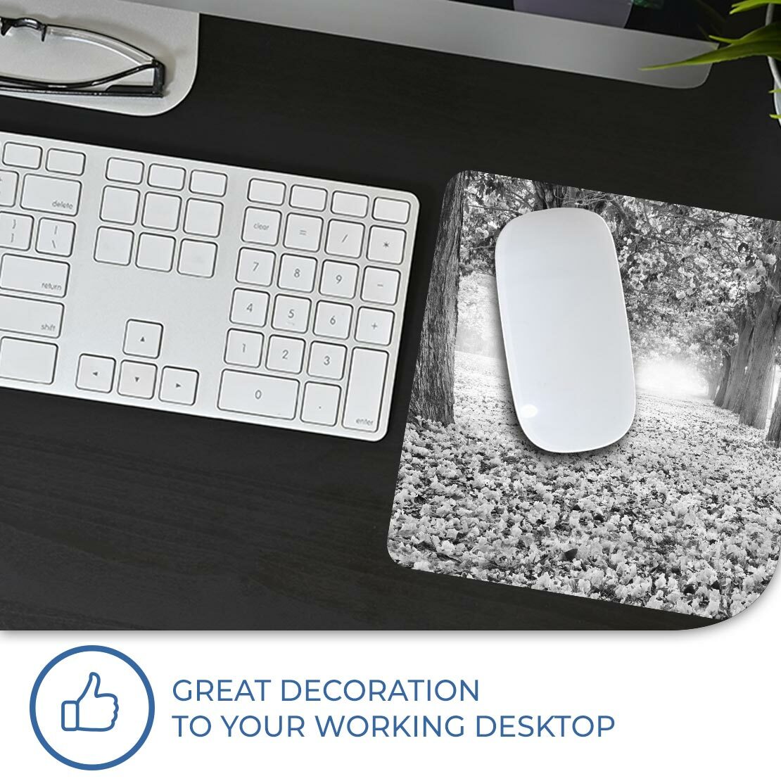 Rectangle Mouse Mat BW - Cool Blossom Tree Flowers Floral #40954 | eBay