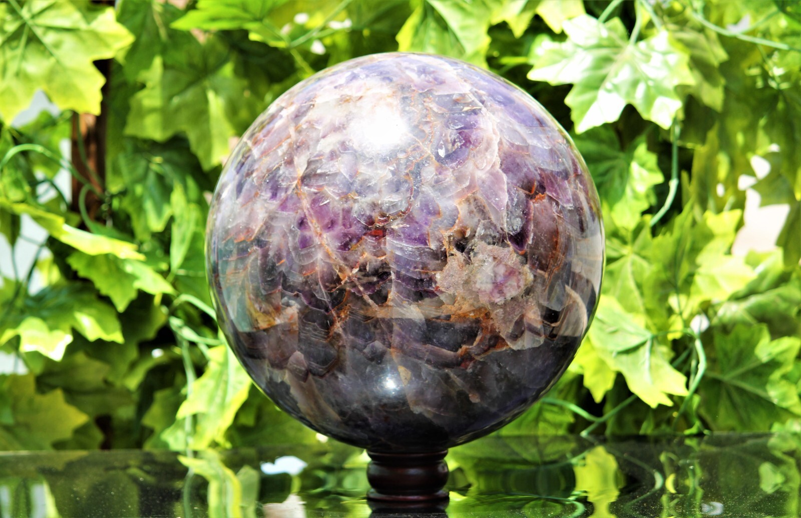 11"/59 lb Huge Purple Amethyst Crystal Healing Chakras Stone Decorative ...