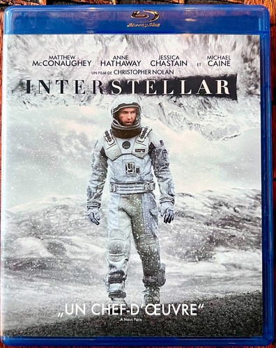 Interstellar, 2 Blu-ray, film de Christopher Nolan, avec Matthew McConaughey TBE | eBay