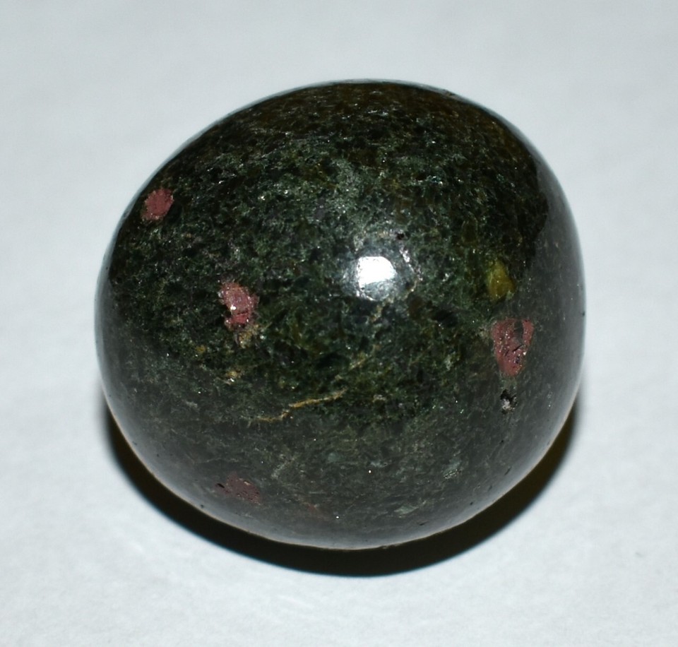 Green Stone Sphere Polished Natural Red Spotted Gemstone Crystal North ...