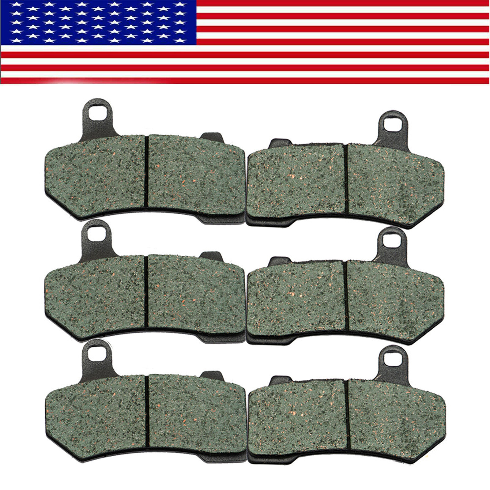 Front & Rear Brake Pads For HARLEY TOURING 2008 - 2018 REP OEM # 41854 ...