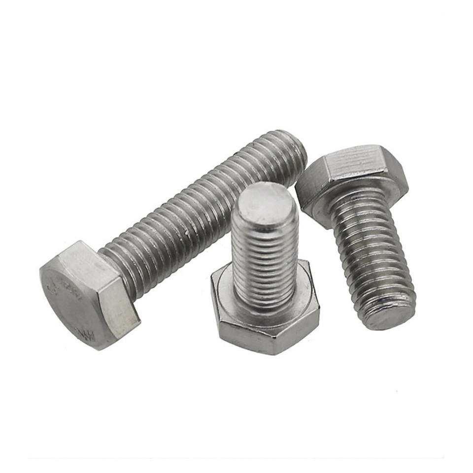 M8 Reverse Left Hand Thread Hexagon Screws Hex Head Bolts A2 Stainless ...