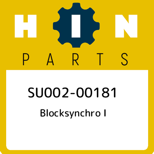 SU002-00181 Hino Blocksynchro i SU00200181, New Genuine OEM Part | eBay