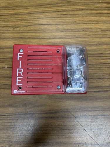 Simplex 4903-9202 Electromechanical Fire Alarm Horn Strobe Red | eBay