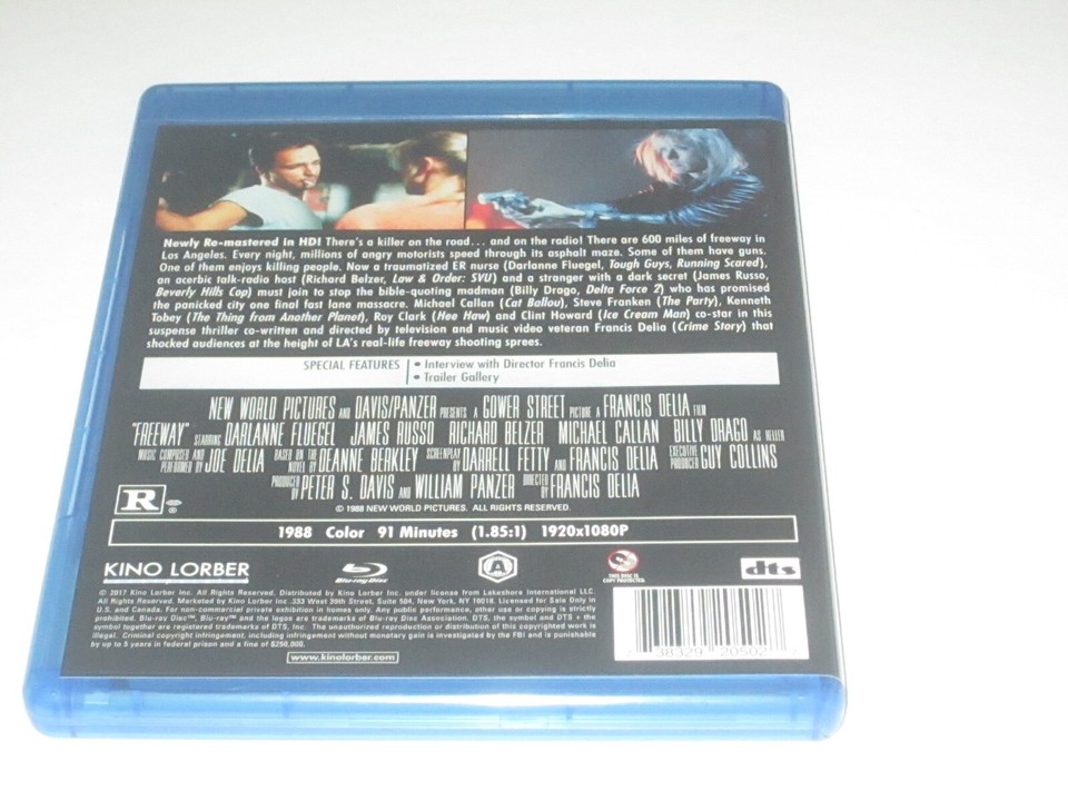 Freeway Blu-ray 1986 OOP RARE 738329205027| eBay