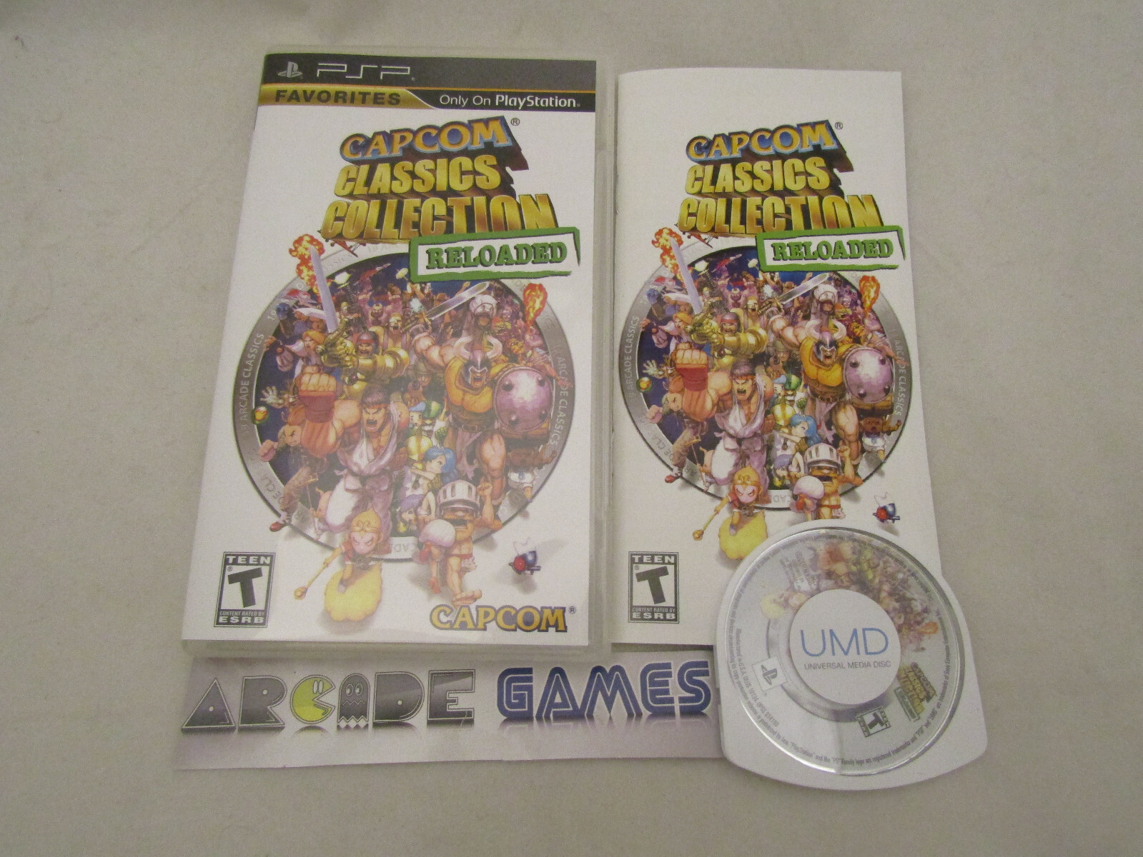 Capcom Classics Collection Reloaded PSP - Prix - Photo - Présentation