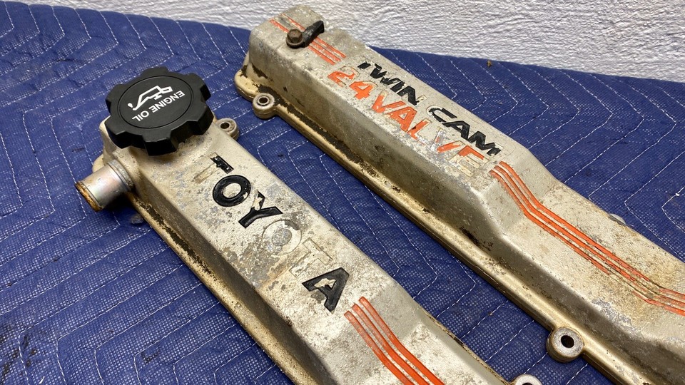 86.5-92 *7MGE NON TURBO CAM COVER SET* oem valve mk3 Supra | eBay