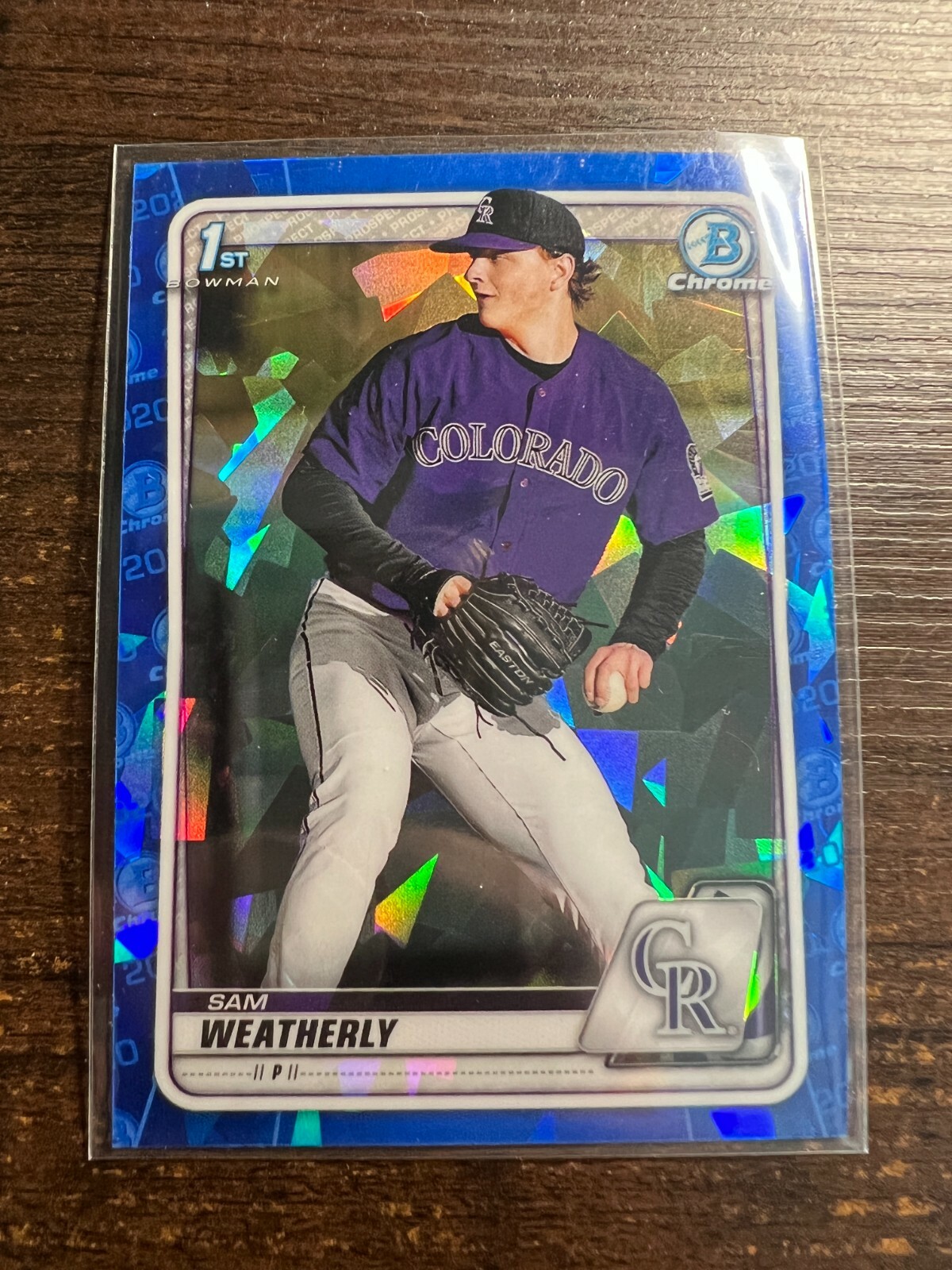 A117,288 - 2020 Bowman Chrome Sapphire Draft #BD109 Sam Weatherly | eBay