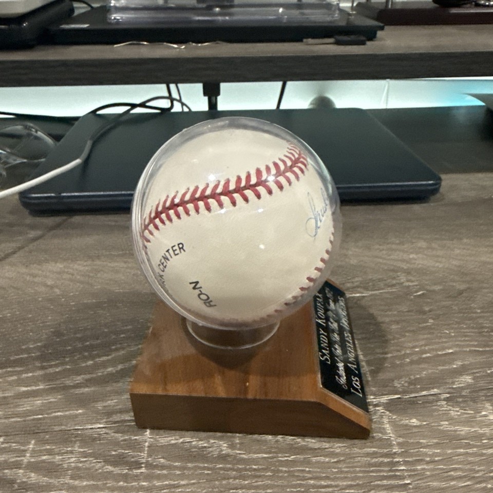 Sandy Koufax Signed Baseball With Case | eBay