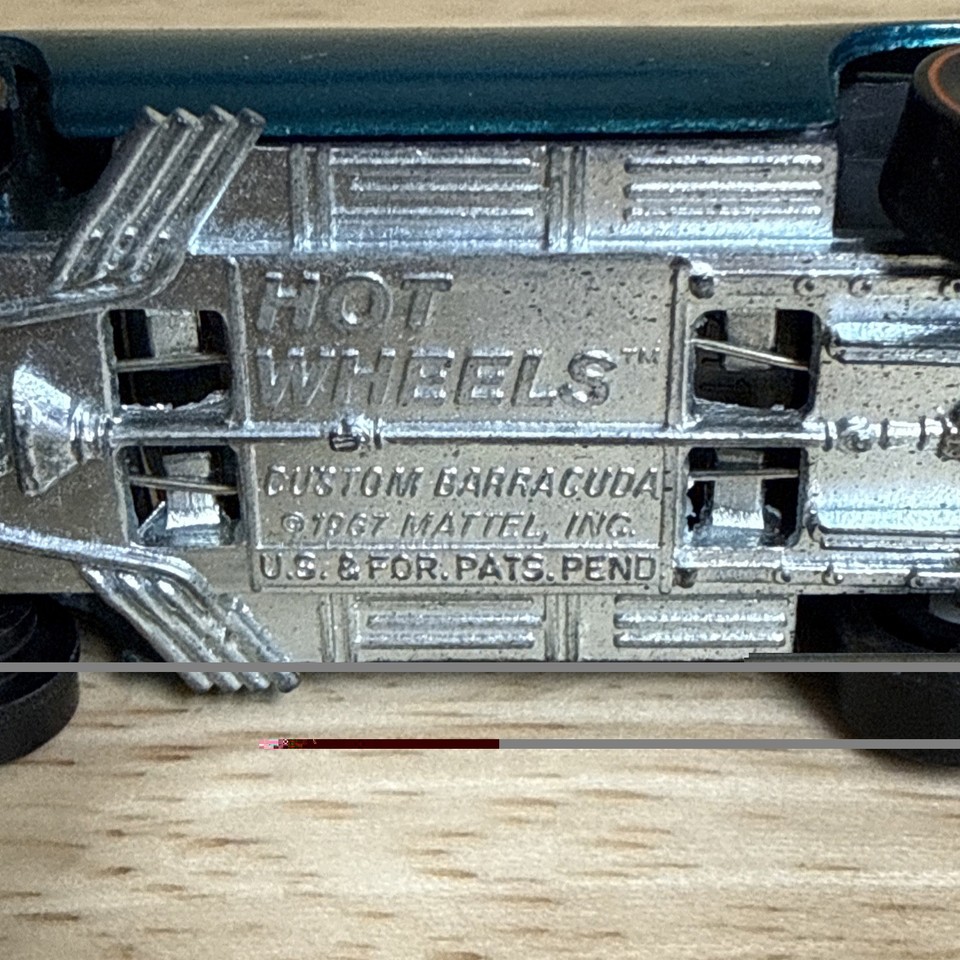 1968 Hot Wheels Redline Custom Barracuda HK - Spectraflame Aqua ...