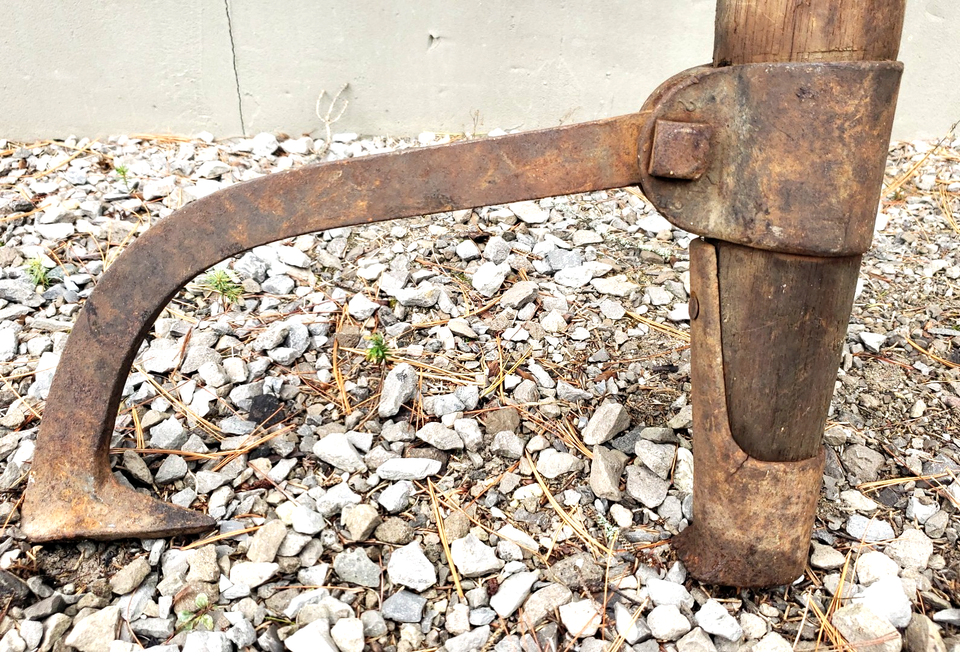 Antique Large Cant Hook Log Roller Primitive Logging Tool 48" | eBay