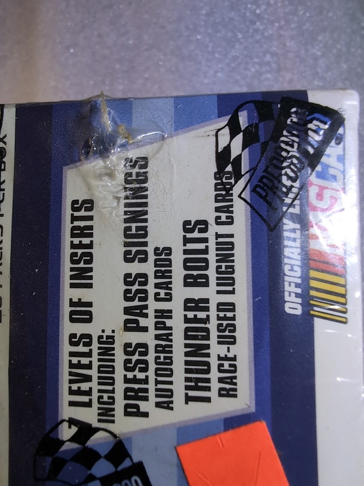 2003 Press Pass Optima 2003 hobby box (28 packs) Greg Biffle Cup Series ...