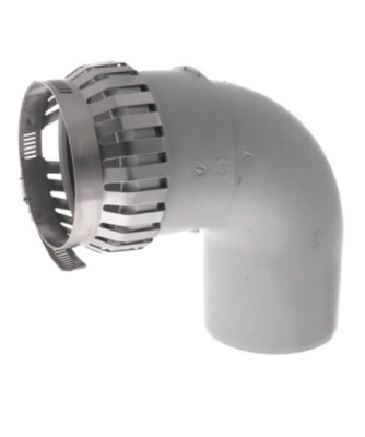 Duravent PolyPro 3PPS-E90C 3” Single Wall PP 90-degree Elbow Qty:6 New ...
