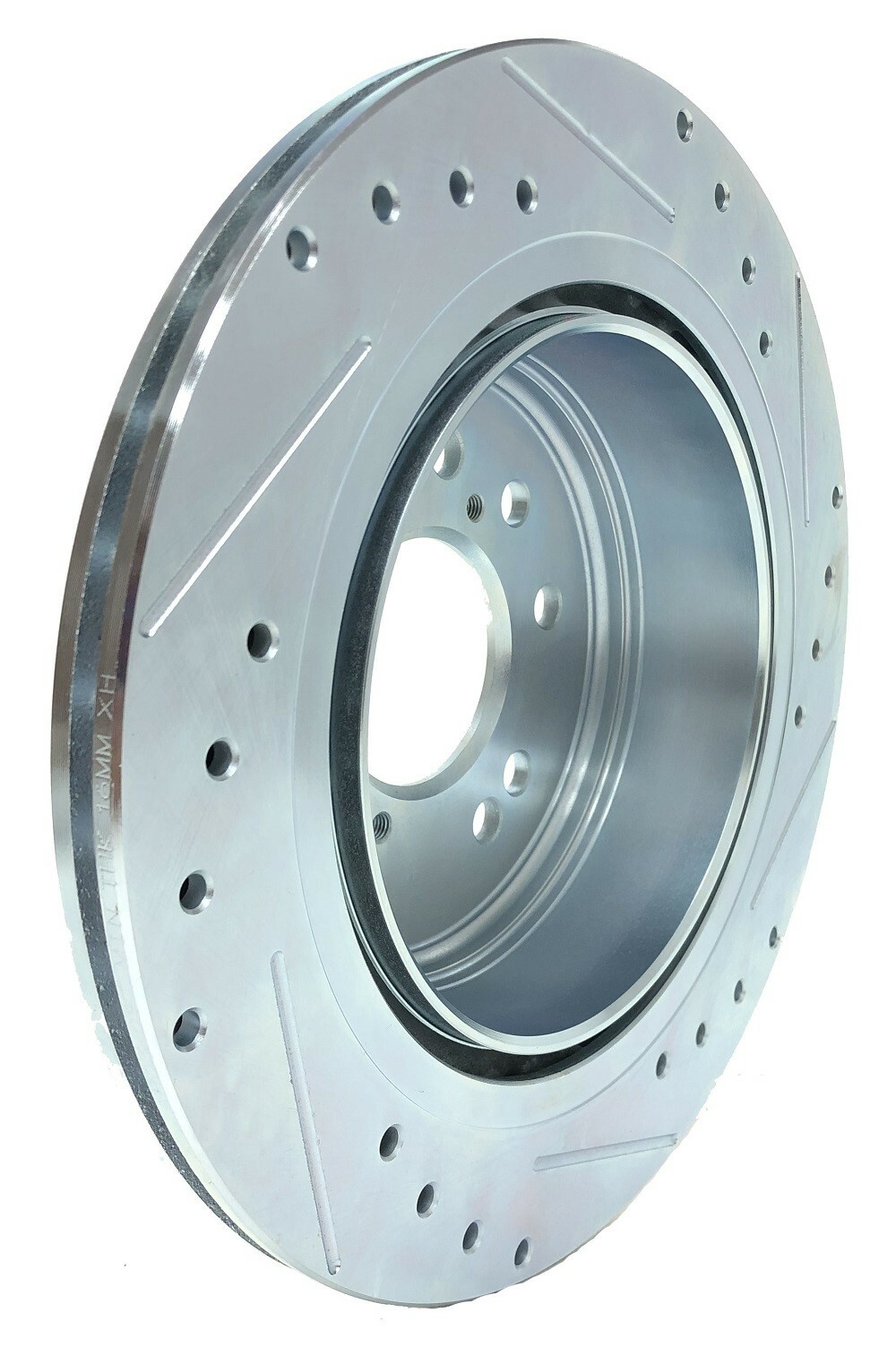 REAR BRAKENETIC Sport Drill Slot Brake Rotors Z32 300ZX Conversion 4 ...