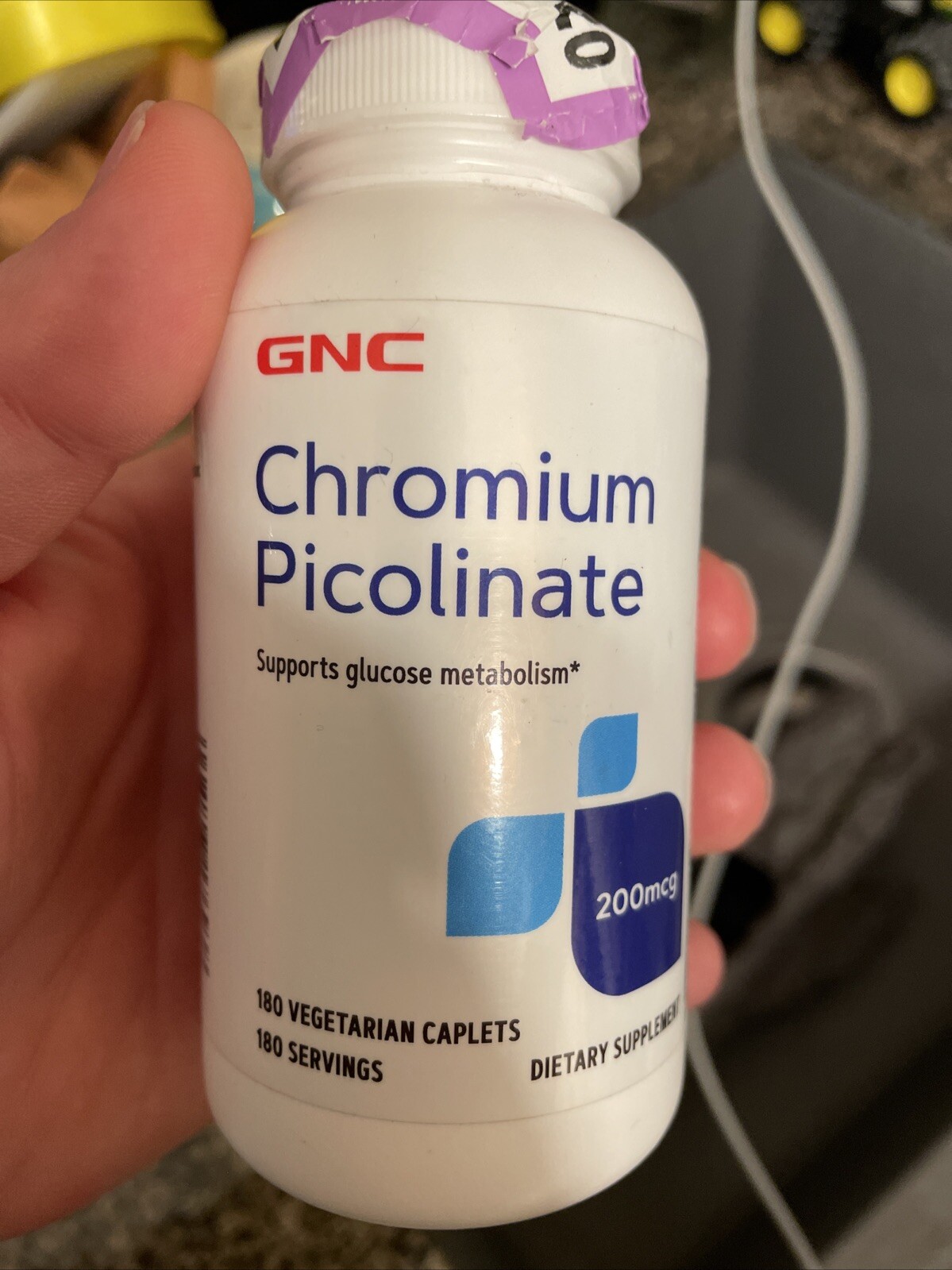 GNC Chromium Picolinate 200mcg 180 Vegetarian Cap BB 5/26 | eBay