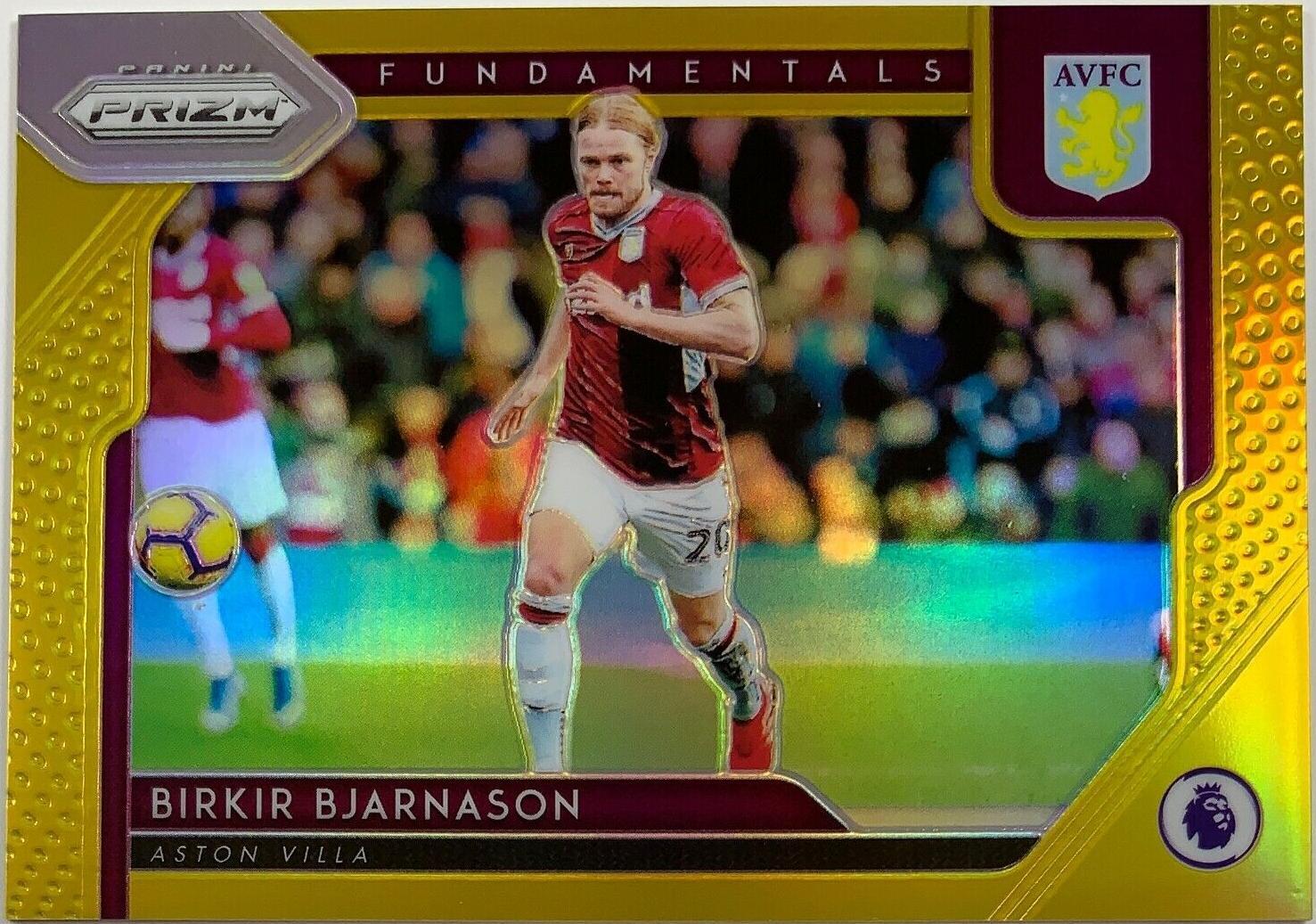 2019-20 Panini Prizm Premier League - Fundamentals Birkir Bjarnason #F ...