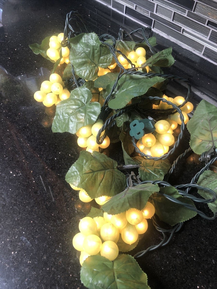 Grape Cluster Patio Lights Grape Lights Etsy