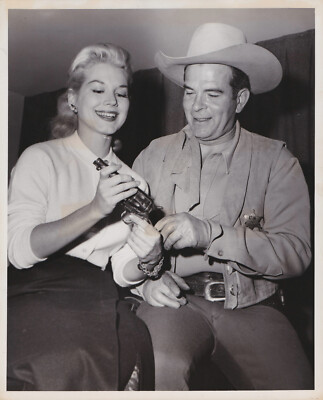 1955 Press Photo Actress Marian Stafford & Actor Steve Donovan, Western ...