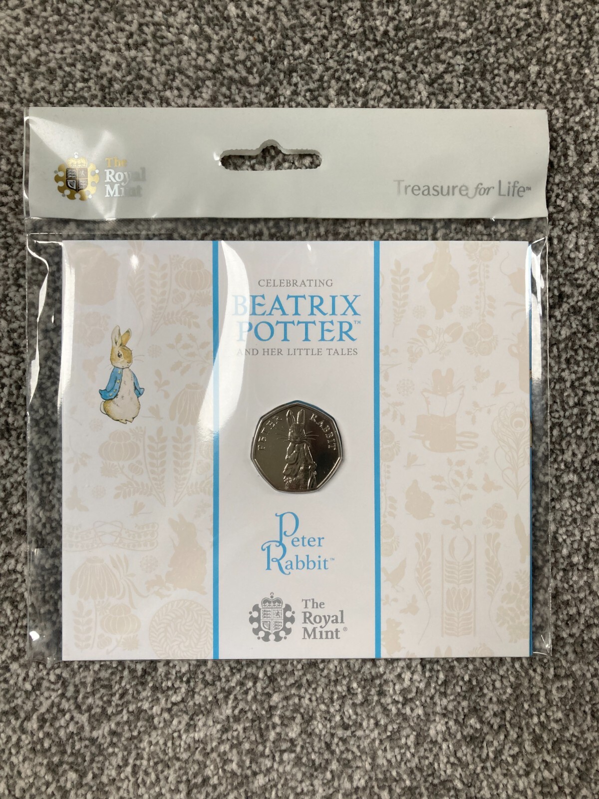 2016 - 2020 Peter Rabbit 50p Coin Fifty Pence Beatrix Potter UK Royal ...
